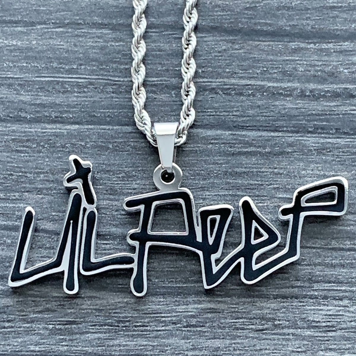 Black 'Lil Peep' Necklace – Jewelry Designs by ACE