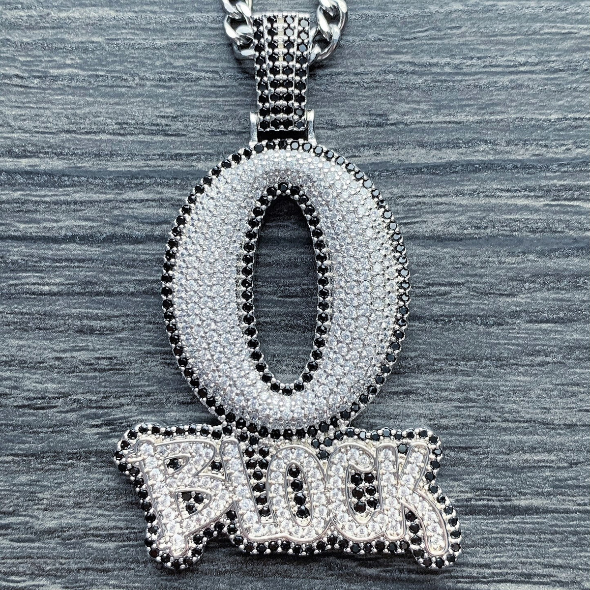 Iced Out 'O Block' Necklace – Jewelry Designs by ACE