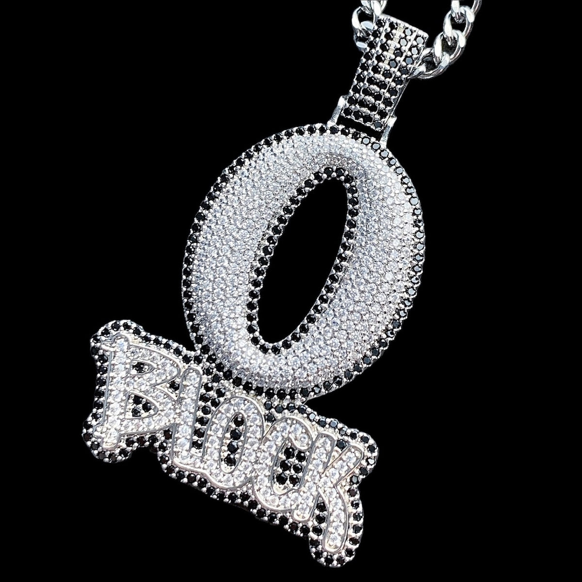 Iced Out 'O Block' Necklace – Jewelry Designs by ACE