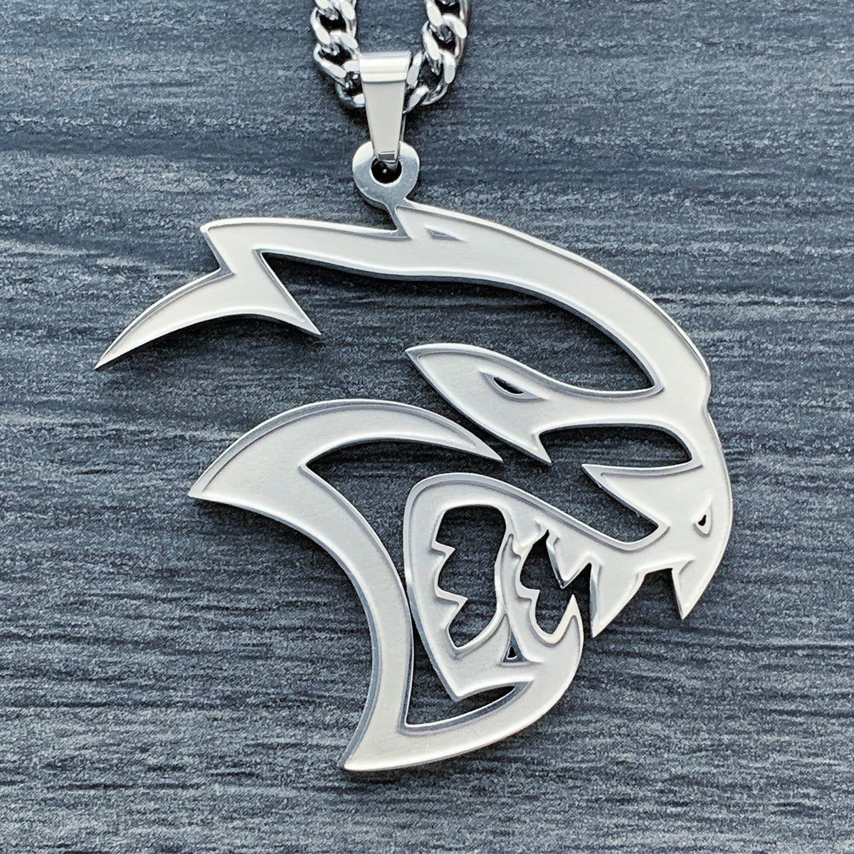 Etched 'Hellcat' Necklace – Jewelry Designs by ACE
