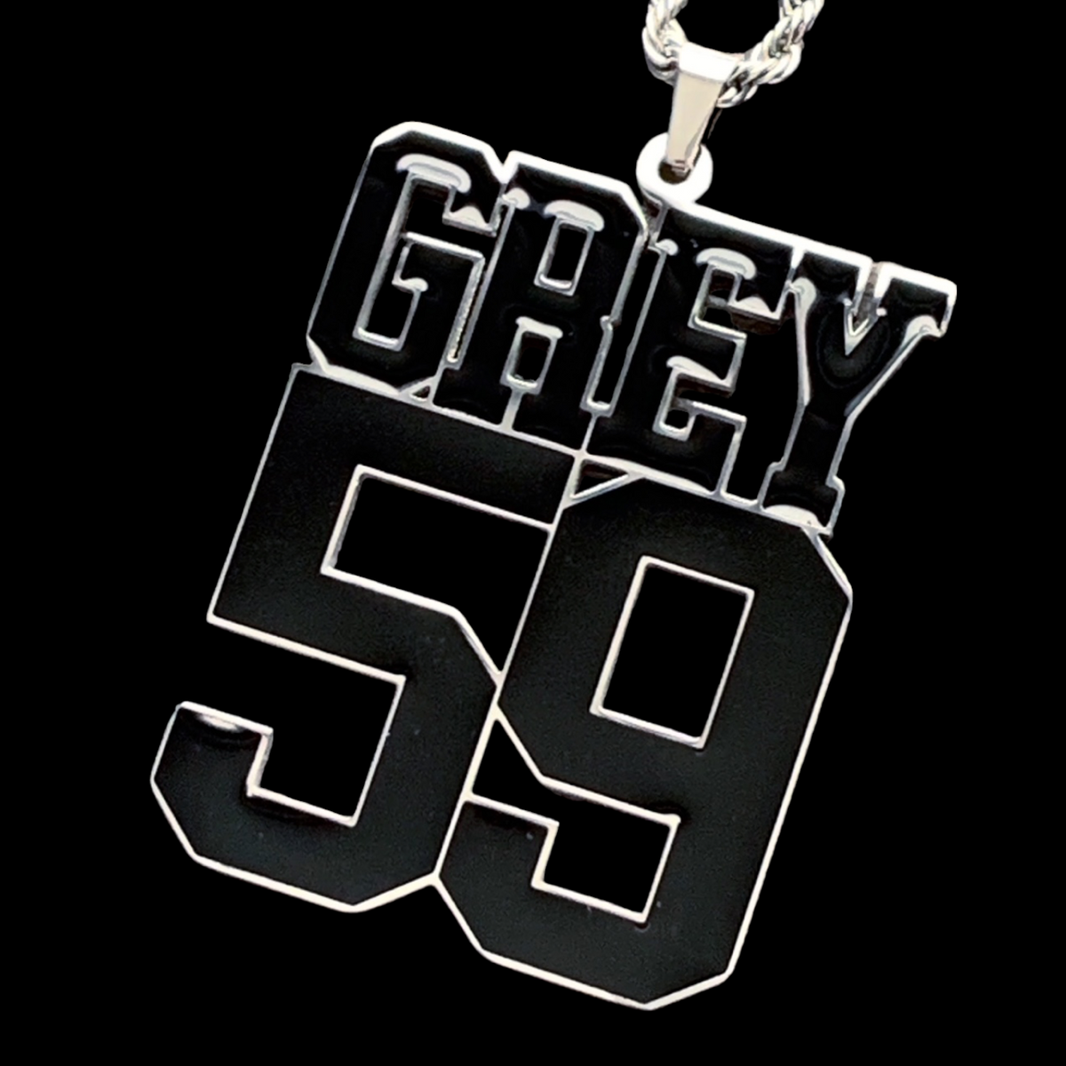 Black 'GREY59' Necklace – Jewelry Designs by ACE