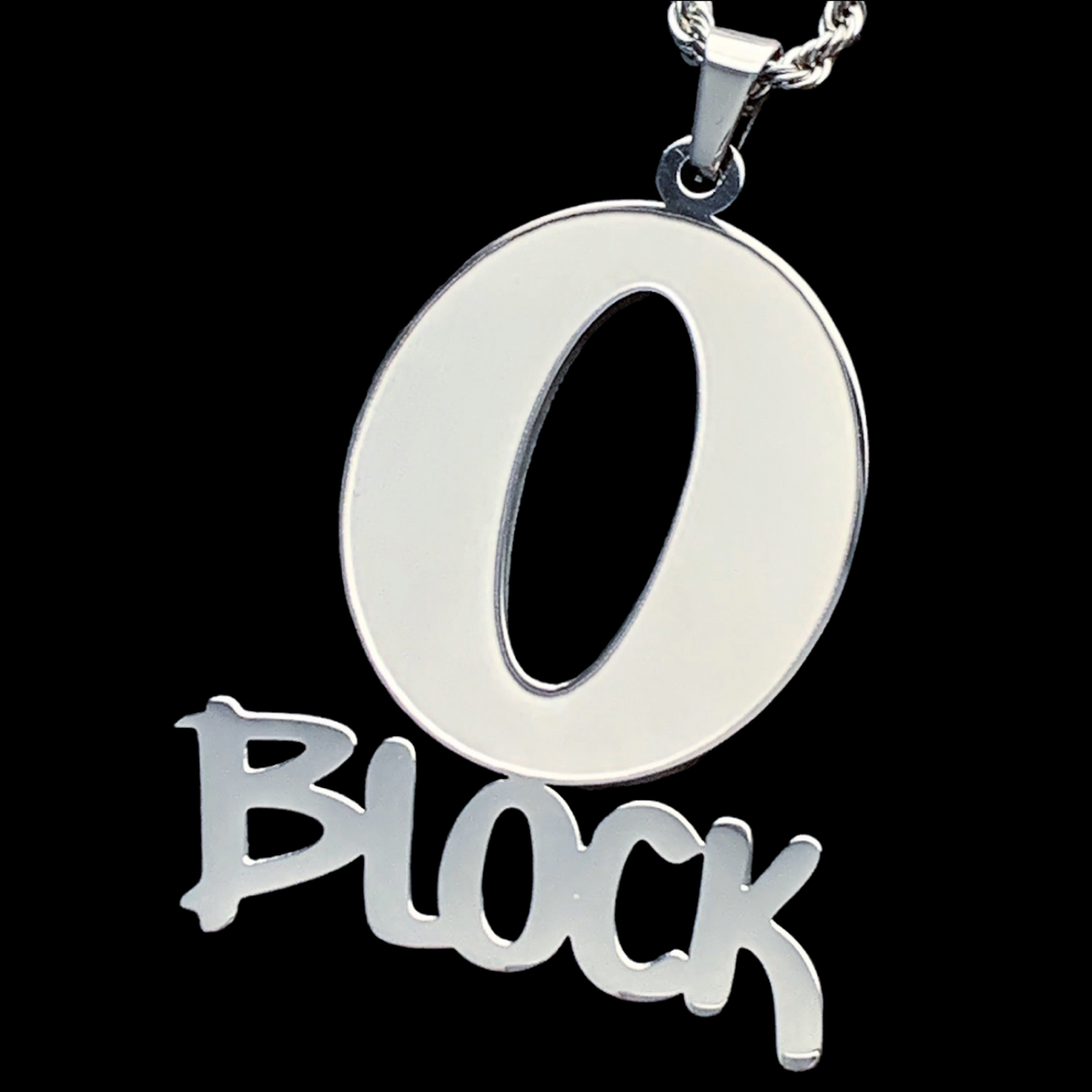 Etched 'O Block' Necklace – Jewelry Designs by ACE